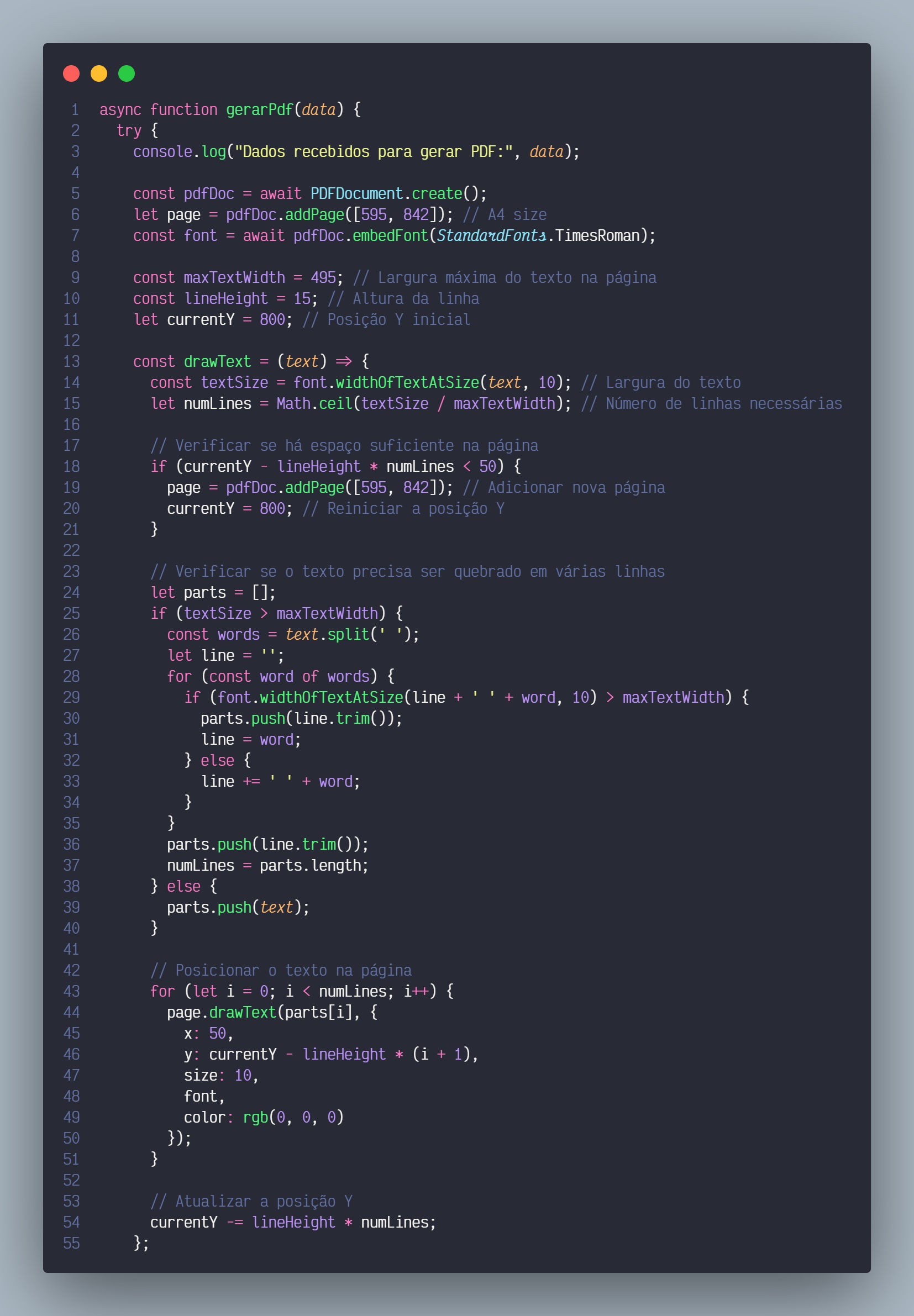 Relatório do Projeto